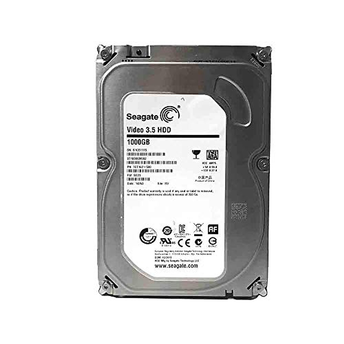 Seagate Pipeline HD (ST1000VM002) 1TB 5900RPM 64MB Cache SATA 6.0Gb/s 3.5inch Surveillance Hard Drive - 2 Year Warranty (Renewed)