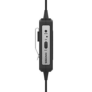 Koss QZ Buds in-Ear Active Noise Cancelling Earbuds, in-Line Microphone and Touch Remote Control, Monitor Mode, Carry Case Included, Wired with 3.5mm Plug, Black
