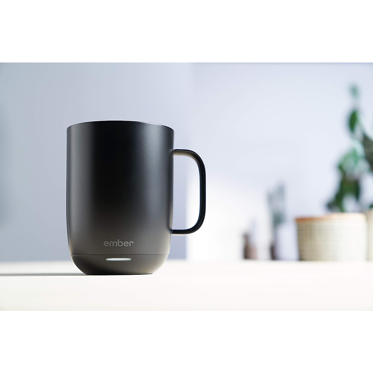 Ember Temperature Control Smart Mug, 14 oz, 1-hr Battery Life, Black - App Controlled Heated Coffee Mug