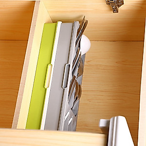 Cutlery Drawer Storage Box Fork Spoon Divider for Kitchen Utensils B