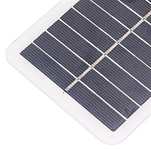 Mini Solar Panels Emergency Charger 2W 5V USB Ho Portable Silicon Polycrystalline with Polycrystalline Silicon Parameters Maximum Power Pmax 6V for Parameter Maximum Power Pmax