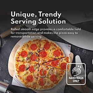 New Star Foodservice 50882 Pizza Pan/Tray, Wide Rim, Aluminum, 12 Inch, Pack of 6