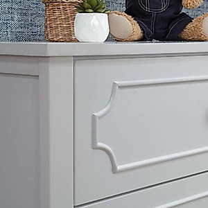 DaVinci Chloe Regency 3-Drawer Dresser In Fog Grey