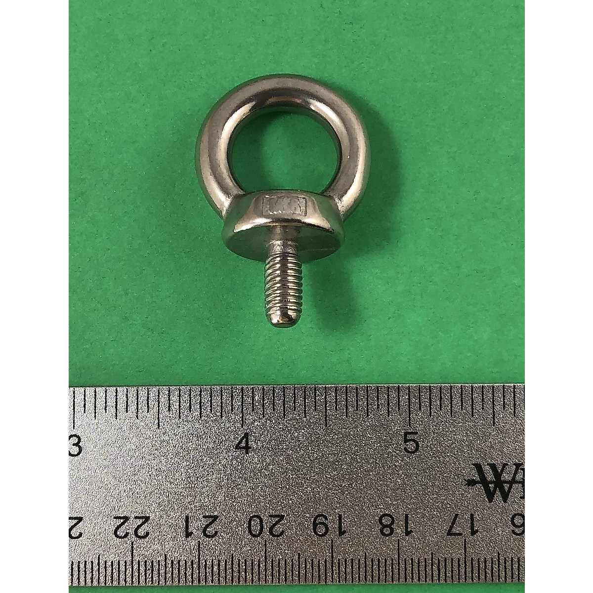 US STAINLESS Stainless Steel 316 Lifting Eye Bolt 6mm M6 Marine Grade Heavy Duty Pitch of 1