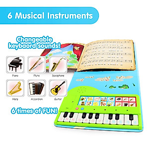 BEST LEARNING My First Piano Book - Educational Musical Toy for Toddlers Kids Ages 3-5 Years - Ideal 3, 4 Year Old Boy or Girl Birthday Gift Present