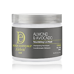 DESIGN ESSENTIALS Natural Almond & Avocado Nourishing Co-wash, White, 1 lb