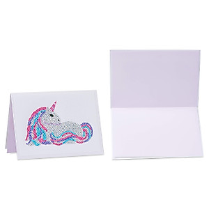 Papyrus Birthday Card Assortment, Rainbow Unicorns (4-Count)