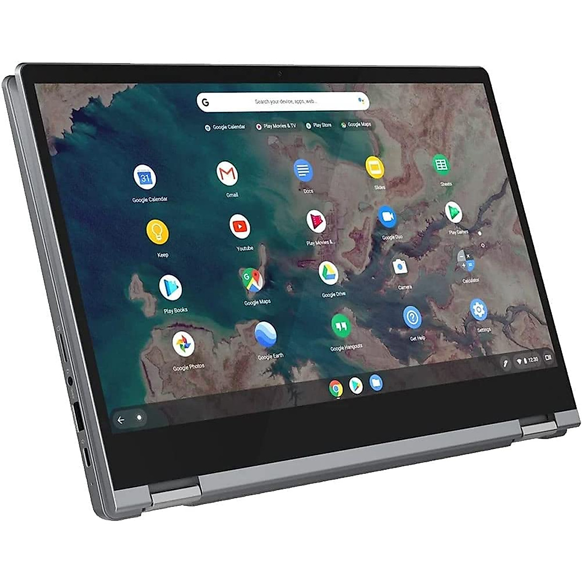 Lenovo Chromebook Flex 5 13" Laptop, FHD (1920 x 1080) Touch Display i3-10110U Processor, 4GB DDR4 OnBoard RAM, 64GB SSD, Intel Integrated Graphics, Chrome OS, 82B80006UX Graphite Grey (Renewed)