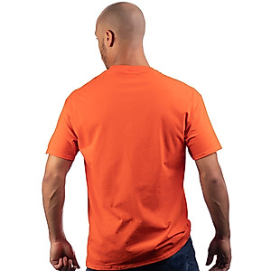 Ann Arbor T-shirt Co. Giant Jack O' Lantern Face | Halloween Pumpkin Fun Unisex T-Shirt for Men Women, XL