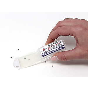 Tac-Ticks Crawling Tick Remover Patent-Pending Tick Removal Tool for Clothing, Skin, Hair, Home & Pets | Touch-Free Tick Remover for Dogs & Tick Remover for Humans | Made in The USA (1-Pack)