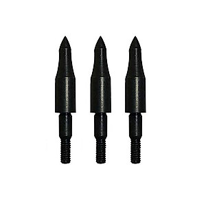 JJZS 24 Pack 150 Grain Field Points & Arrow Inserts kit - Steel 150 Grain Field Point, Aluminum Carbon Arrow Inserts, Field Tips Archery Points Practice Tips for Arrows Arrow Tips Inserts