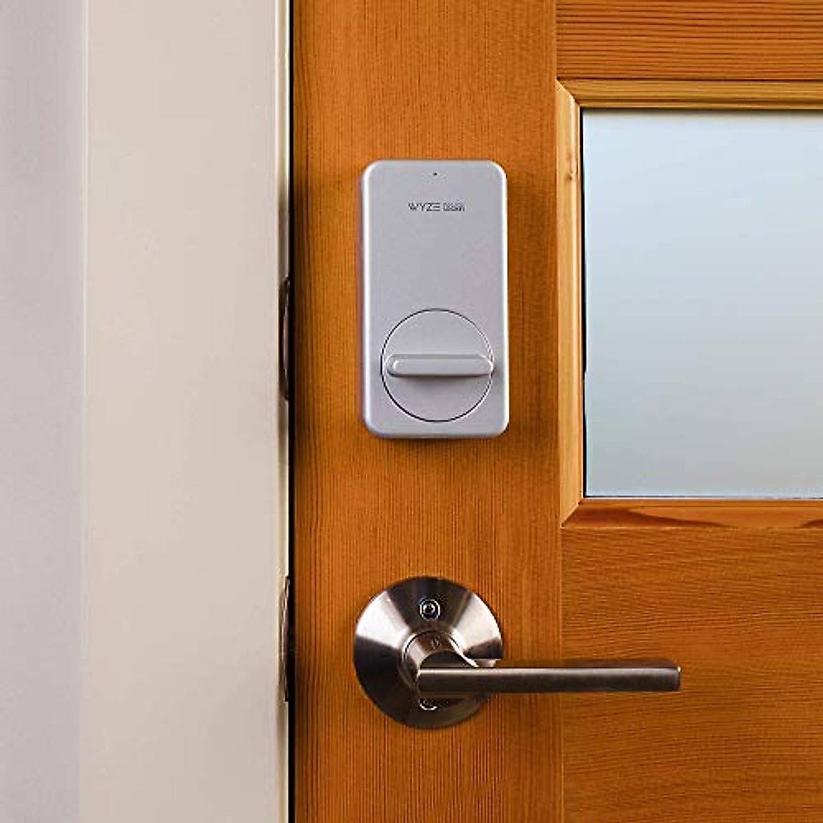 Wyze Lock WiFi & Bluetooth Enabled Smart Door Lock & Home Security System Core Kit with Hub, Keypad, Motion, Entry Sensors (2), and 6 Months of 24/7 Professional Monitoring Included (Service Required)