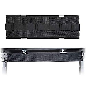 Uprite Ergo Mesh Cable Manager, Ergonomic Cord Organizer for Height Adjustable Desks (Black)