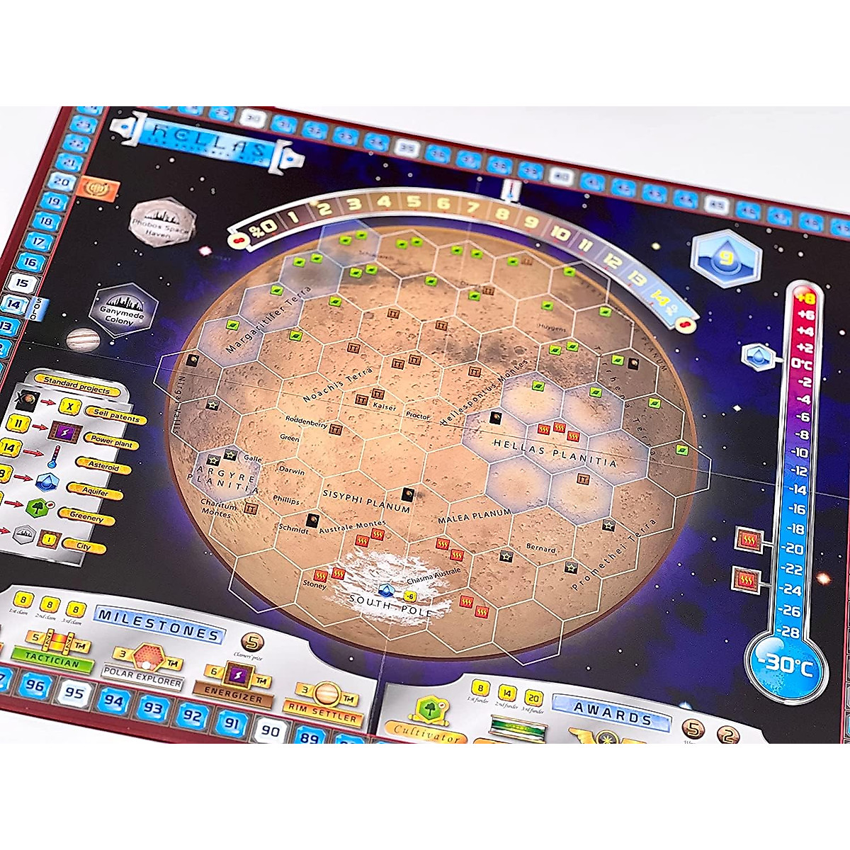 Terraforming Mars: Hellas Elysium - The Other Side of Mars Expansion by Stronghold Games, Strategy Board Game