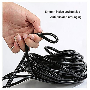 SUCOHANS 200ft 1/4 inch Blank Distribution Tubing Drip Irrigation Hose Garden Watering Tube Line,Drip Line,Drip Irrigation,Tubing Drip Tube