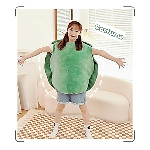 SEAHOME 40 Inch Wearable Turtle Shell Pillows,Tortoise Plush Pillow Stuffed Animal Costume Toy Funny Dress Up,Creative Gifts for Boys and Girls