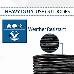 Ceptics 25-Ft 30-Amp Generator Distribution Power Cord L14-30 to 4x 5-15/20R | UL Listed | 4-prong locking plug | 30A to 20A, 125/250V