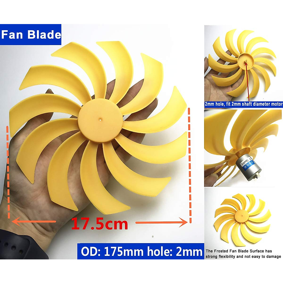 Small Wind Turbine Generator Micro DC Motor Power Wind Turbines Electricity Fan Blades Model Bicycle LED Light DIY Kits for Teaching Physical Power Generation Science Experiment