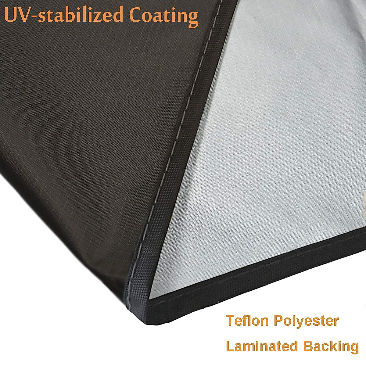 Jeacent Window air conditioner covers for outside Bottom Covered, Window ac covers for outside 27.5Wx23Dx19H,window air conditioner cover.