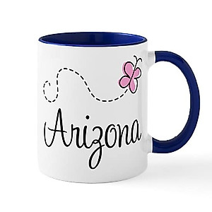 CafePress Butterfly Arizona Mug Ceramic Coffee Mug, Tea Cup 11 oz