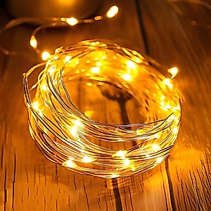 createreedo Fairy Lights Battery Operated Multi-Colored 16.5 FT 50 led String Lights 1 Pack of Christmas Lights for Bedroom/Party/Holiday/DIY Decor etc.