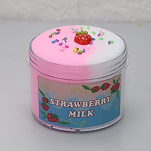 FLIPNEX Crunchy Slime Fluffy Slime Cloud Slime Supplies Kit Stress Relief Toy Scented Slime Party Favors Toy Education Party Super Light Favor Gift and Birthday Fluffy Soft Clay 7.5Oz 270g (D)