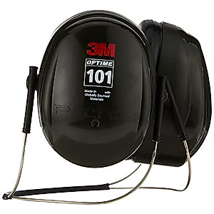 3M - H7B Peltor Optime 101 Behind-the-Head Earmuff, Hearing Protection, Ear Protectors, NRR 26 dB Green