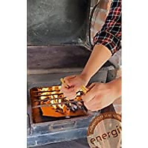 Premium Fatwood Fire Starter Wood Sticks |100% All Natural 500 Sticks | Fire Starters for Fireplace | Weather Proof Fat Wood Kindling Fire Starters | Safe and Easy to use, 40lb Box ENERGITA