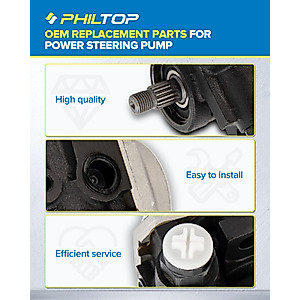 PHILTOP 21-5259 Power Steering Pump Fit For 2001-2005 IS300 Power Steering Pump