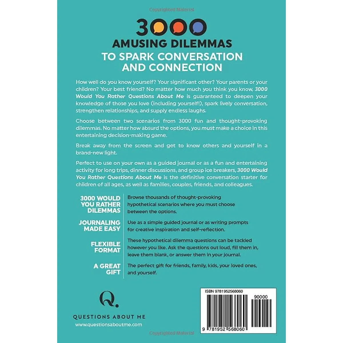 3000 Would You Rather Questions About Me: Which Would You Choose Question Game Book