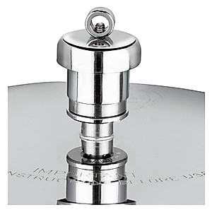 Vinod Pressure Cooker Stainless Steel – Outer Lid - 7 Liter – Induction Base Cooker – Indian Pressure Cooker – Sandwich Bottom – Best Used For Indian Cooking, Soups, and Rice Recipes, Quinoa