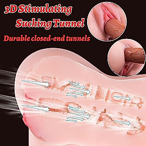 Pocket Pussy Ass Sex Doll for Men Realistic Pussy Sex Toy Big Ass Sex Toys for Men, Female Sex Doll Butt Sex Toy Male Masturbator Ass Toy with Sex Pussy Anal, Lifelike Sex Doll Vagina Sex Toy Ass 6lb