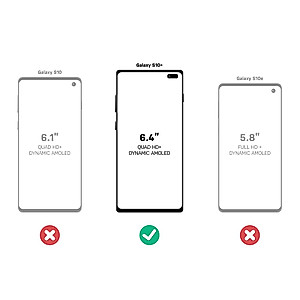 OTTERBOX COMMUTER SERIES Case for Galaxy S10+ - Retail Packaging - BALLET WAY (PINK SALT/BLUSH)