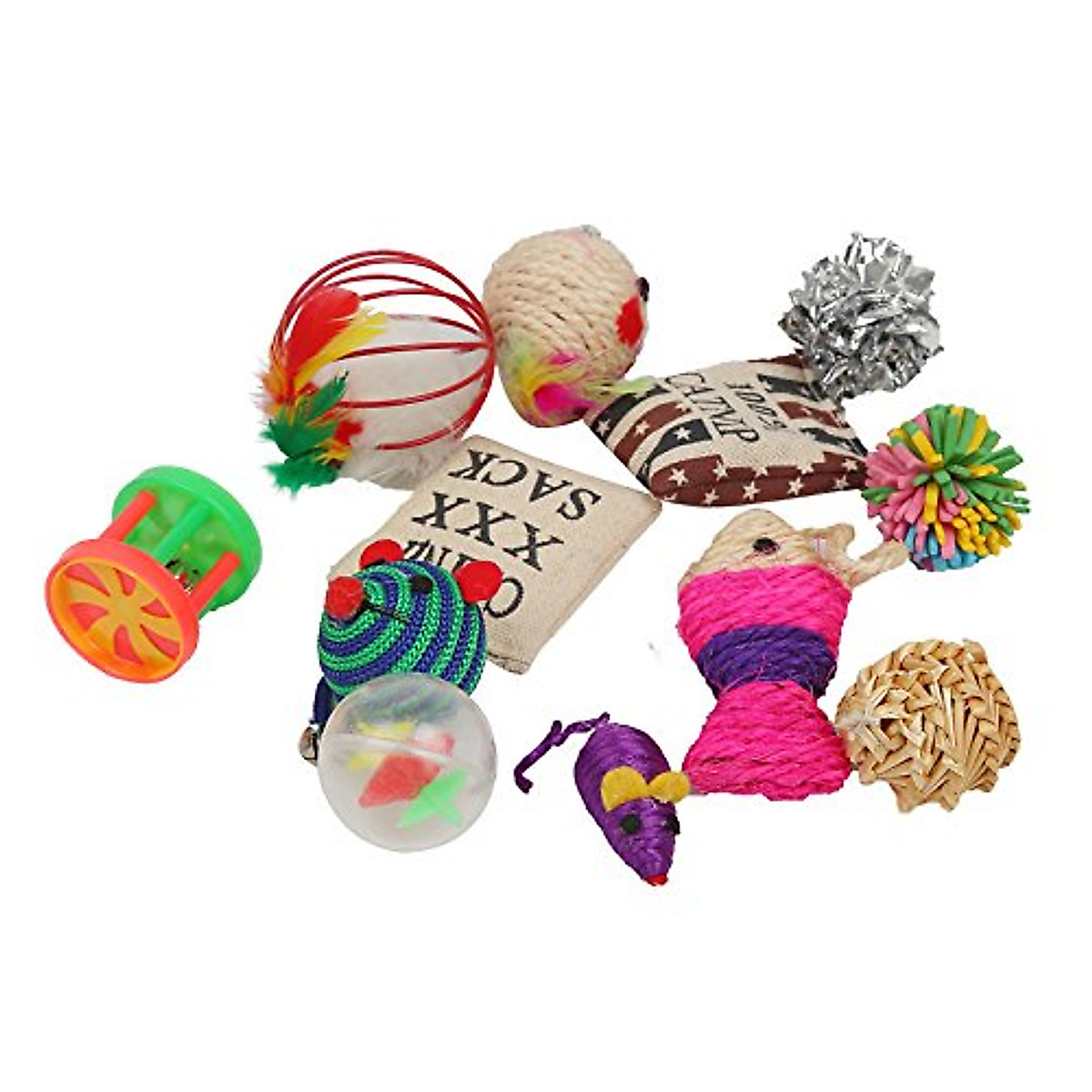 Fashion's Talk Cat Toys Variety Pack for Kitty 20 Pieces
