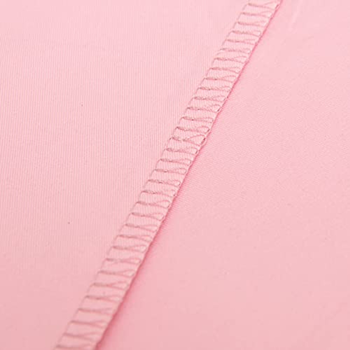 NTBAY 4 Piece Ultra Soft and Breathable Toddler Bedding Set, Microfiber Crib Sheet Set, Includes Quilted Comforter, Fitted Sheet, Flat Top Sheet and Envelope Pillowcase for Boys and Girls, Pink