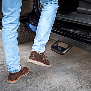 Bully BBS-1103 Truck Black Powder Coated Side Step Set, 2 Pieces (1 Pair), Includes Mounting Brackets - Fits Various Trucks from Chevy (Chevrolet), Ford, Toyota, GMC, Dodge RAM and Jeep