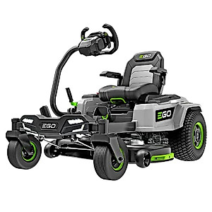EGO POWER+ ZT4205S 42-Inch 56-Volt Lithium-ion Cordless Zero Turn Radius Mower with e-Steer™ Technology with (4) 12.0Ah Batteries and Charger Included