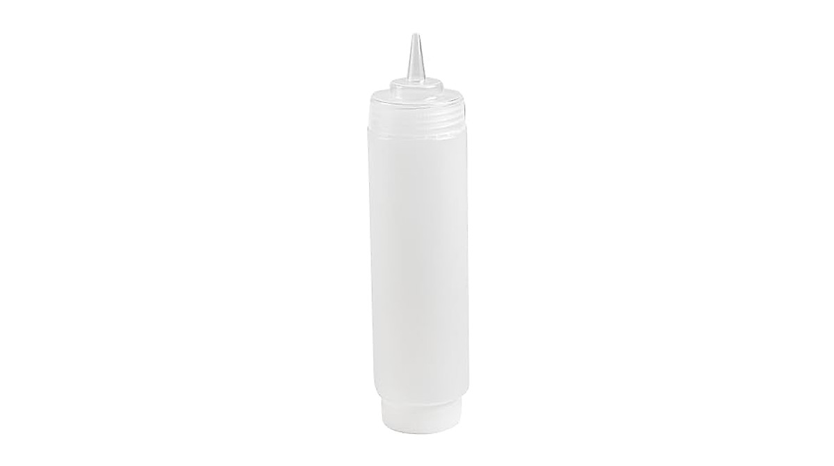 16oz Clear FIFO Squeeze Bottle for Restaurants & Chefs