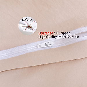 IHOUSTRIY Super Soft Duvet Cover and Pillow Shams Set, Microfiber, Pom Pom Fringe, Comforter Cover with Zipper and Ties, Easy Care, Simple Style Bedding Set, 3 Piece - Queen, Aqua