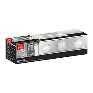 Globe Electric 51202 Cameron Collection 3 Chrome Fixture Vanity Light