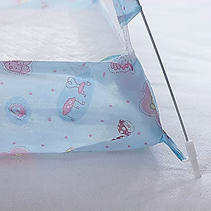 Crib Mosquito Net Breathable Crib Netting Canopy Universal Size Crib Tent Foldable Protection Mesh Net Cover Arched Crib Bug Netting Full Cover Easy Installation