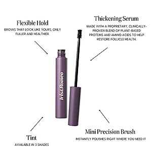 IRIS&ROMEO Brow Up Thickening Brow Balm - Medium Brown