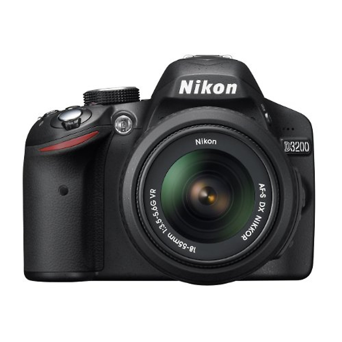 Nikon Digital Single-lens Reflex Camera D3200 Kit Lens Af-s Dx Nikkor 18-55mm F/3.5-5.6g Vr Included Black D3200lkbk - International Version (No Warranty)