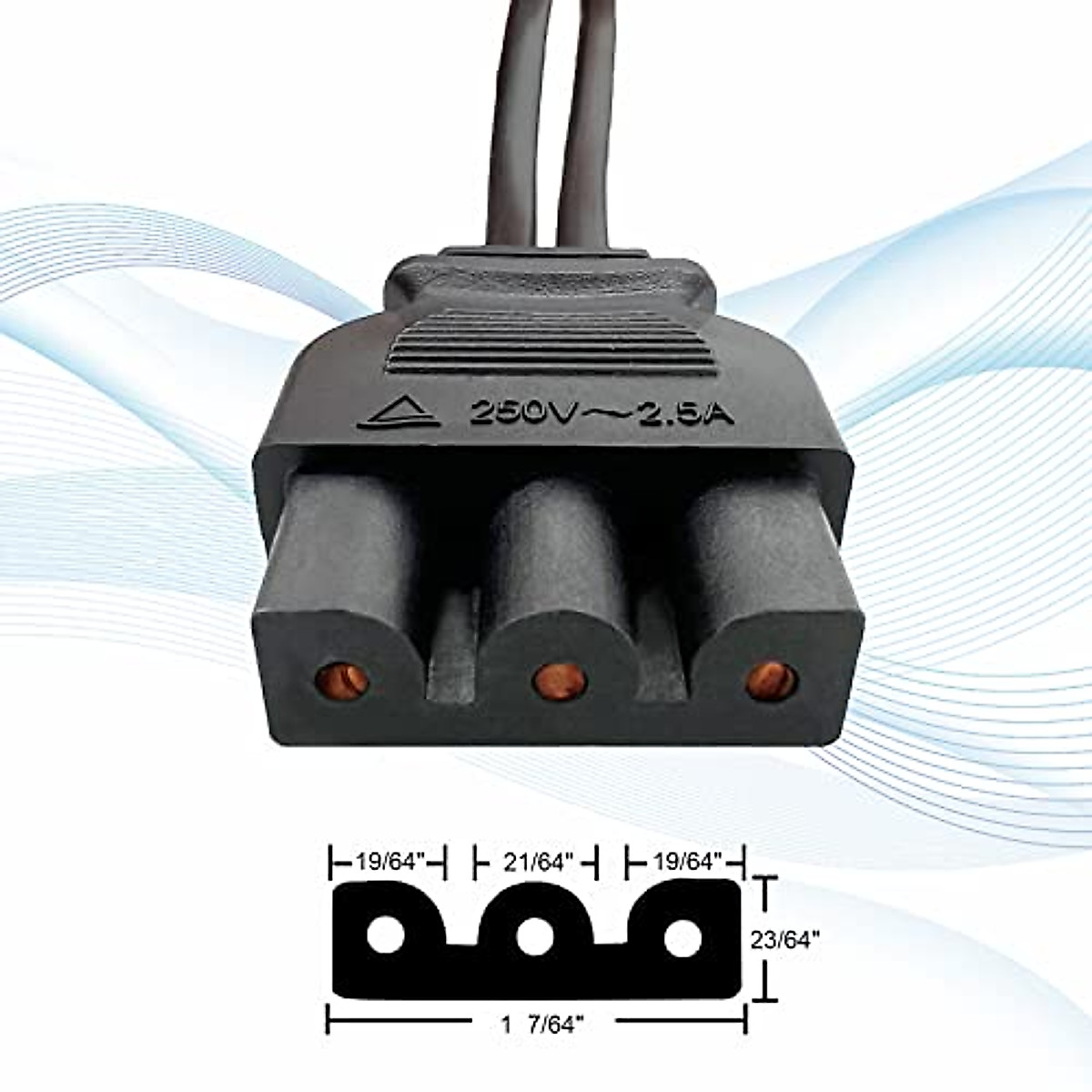 Singer Sewing Machine Power Cord, Singer Sewing Machine Pedal Replacement, Apply to Singer #359102-001 2263 2277 e99670 1304 4423 4411 4452 4432 44s 3116 3223 3337 3342 1507 2273 2259 7442 m3500