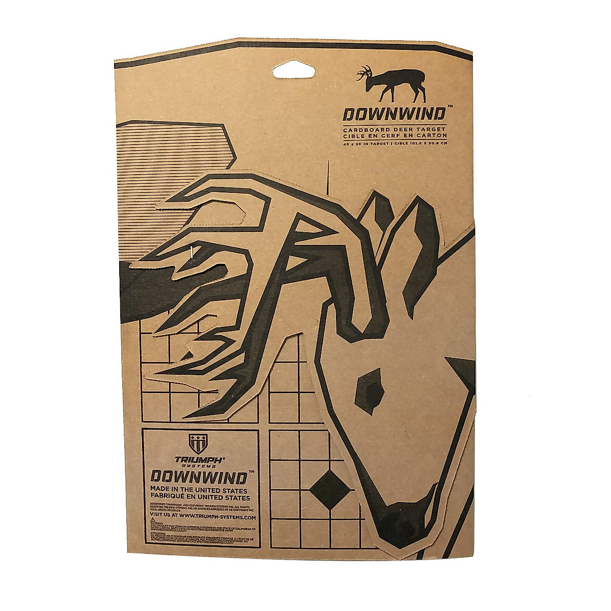 Triumph Systems Downwind Big Buck Hunting Target, 1 Count