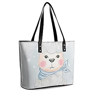 Womens Handbag Sheep Leather Tote Bag Top Handle Satchel Bags For Lady