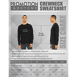 Promotion & Beyond Military Gear Army Training PT Crewneck Sweatshirt, M, H. Grey