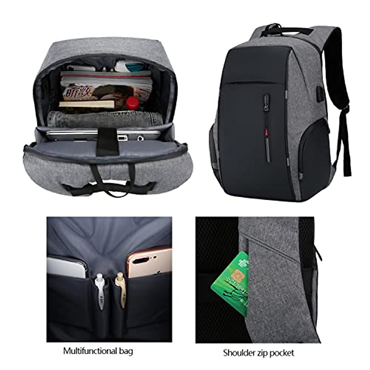 Laptop Backpack - Backpack for Men - Backpack for Women - Travel Backpack - School Backpack - Laptop Backpacks (black)