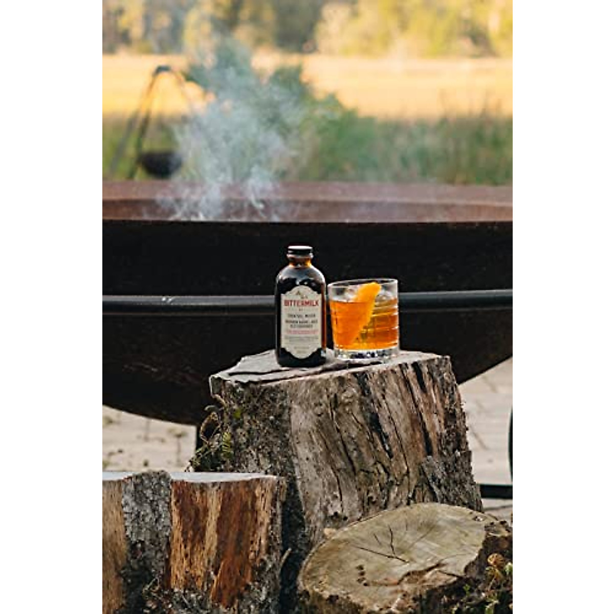 Bittermilk No.1 Bourbon Barrel Aged Old Fashioned Mix - All Natural Handcrafted Cocktail Mixer - Old Fashioned Syrup - More Complex than Bitters & Simple Syrup