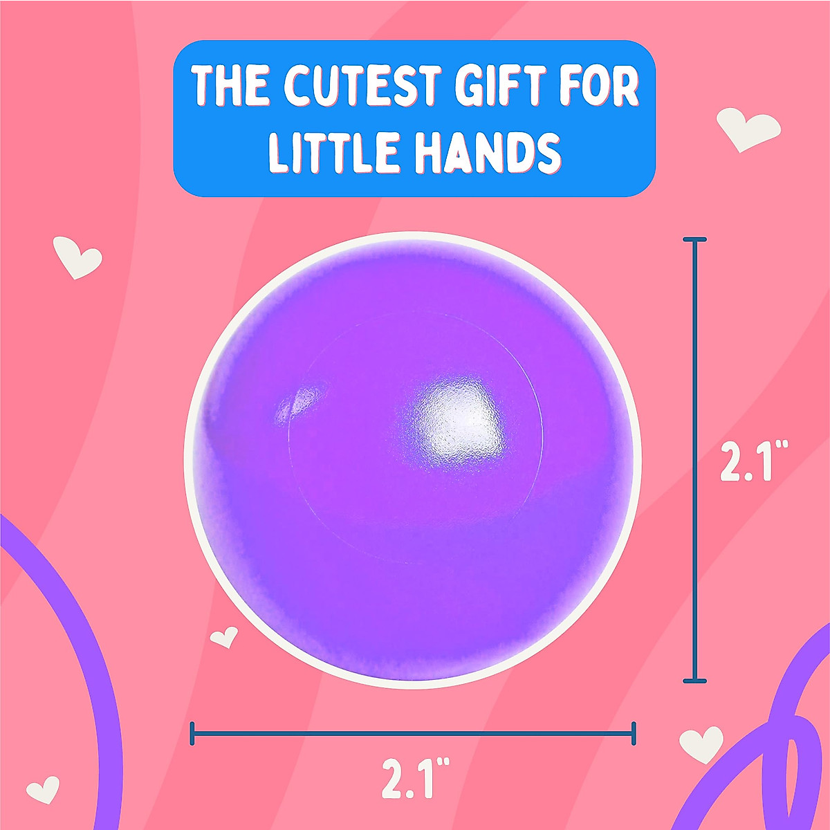 Playz 50 Mini Ball Pit Balls - Princess Edition - Soft, Plastic Mini Play Balls - Small, No Sharp Edges, Super Safe, Phthalate & BPA Free